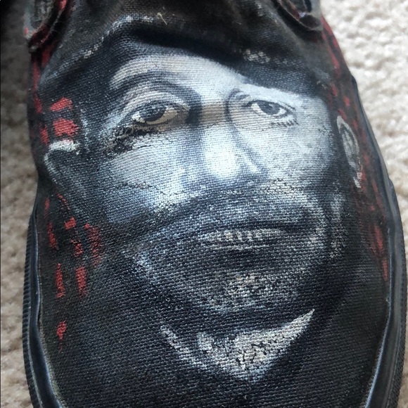 Vans | Shoes | Custom Vans Worn By Merle Allin Ggs Brother | Poshmark